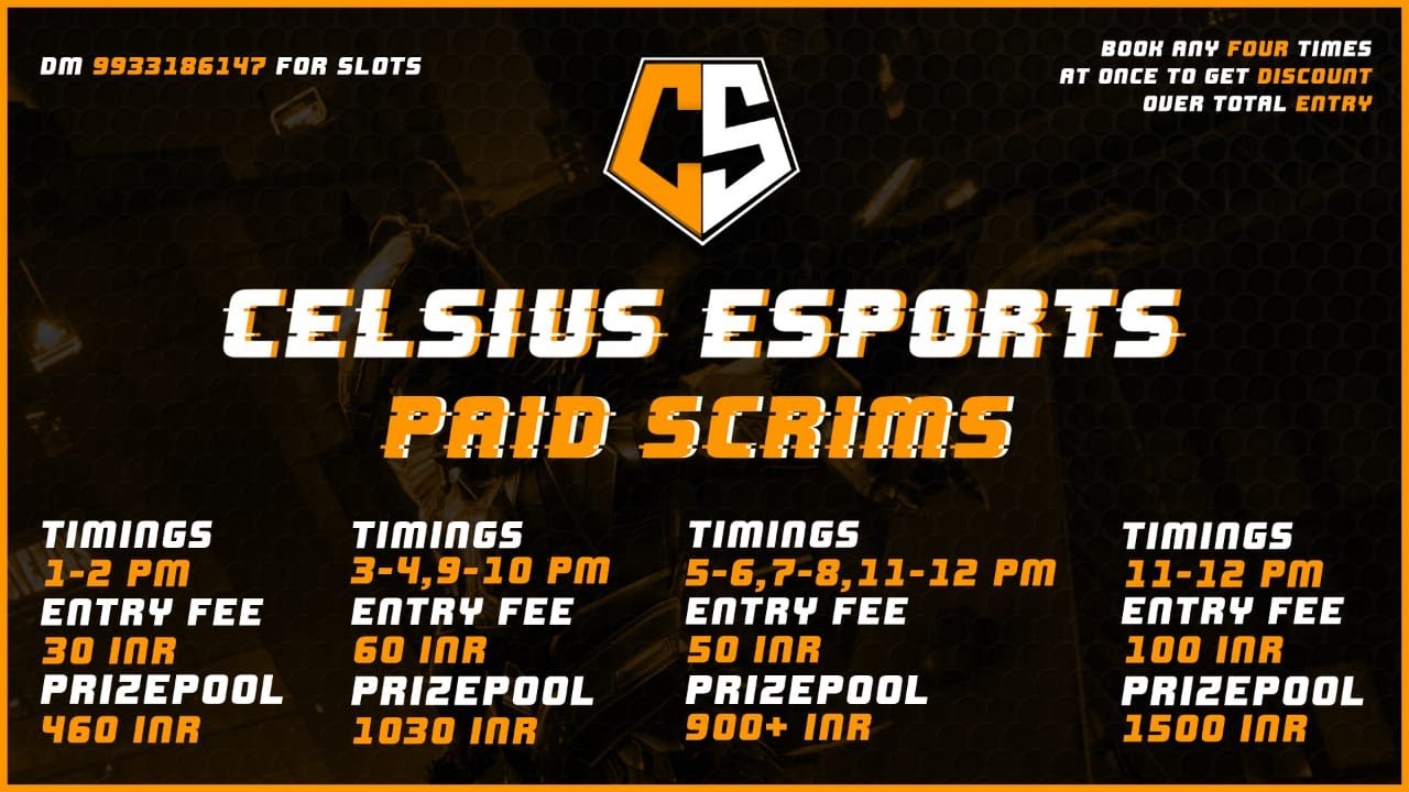 #CELSIUS PRIZE POOL SCRIMS ₹1200 #BGMI #BOOMBAAM - YouTube