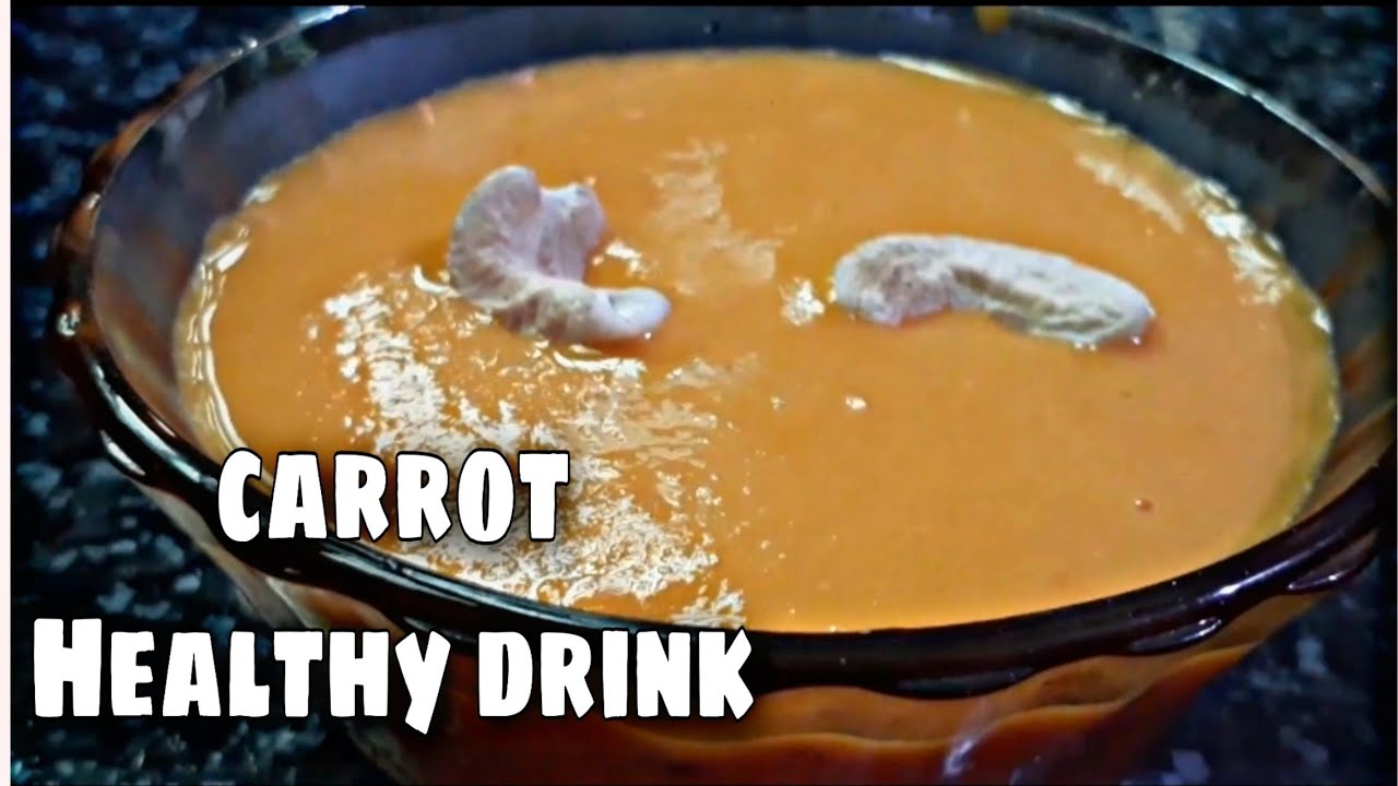 Healthy Carrot Juicesimple Recipehow To Prepare Carrot Drink Youtube