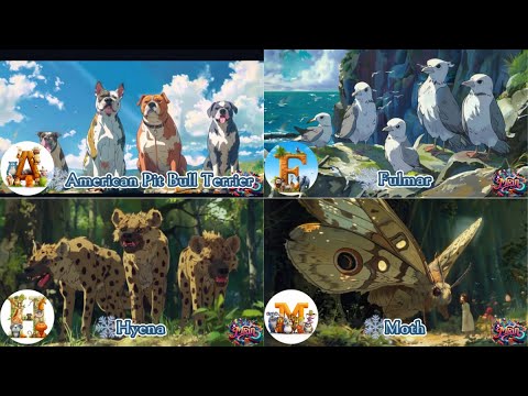 ABC Wild Animals song | Learn Alphabets | English and Animals for Kids ...