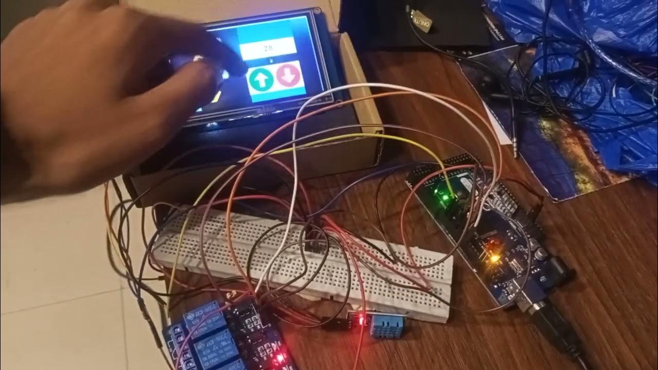 Nextion Display and Arduino Mega. Temperature and Humidity Display with ...