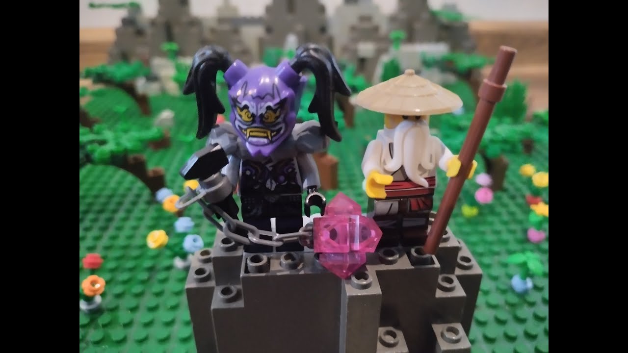 MiniFigurki 024 - Fioletowy Dzikus i Mistrz Wu! - YouTube