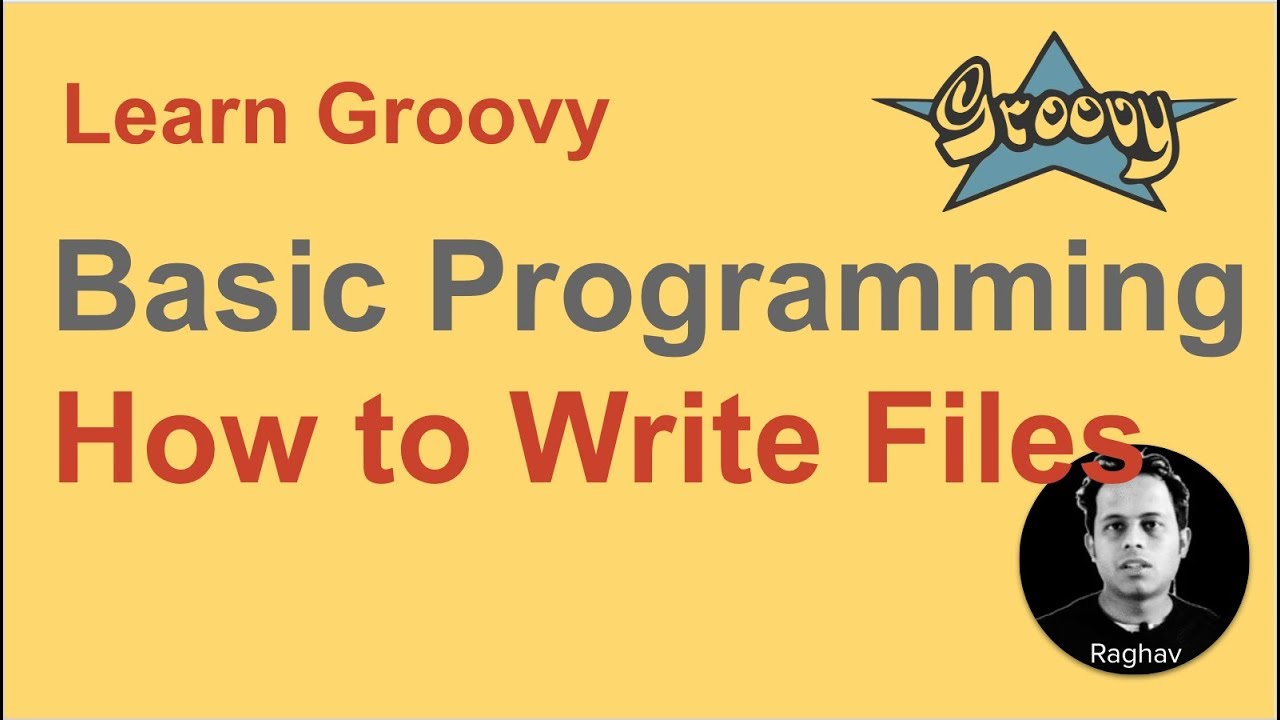 Groovy Beginner Tutorial 22 How To Write Files In Groovy File IO Groovy Beginner Tutorial 22 How To Write Files In Groovy File IO