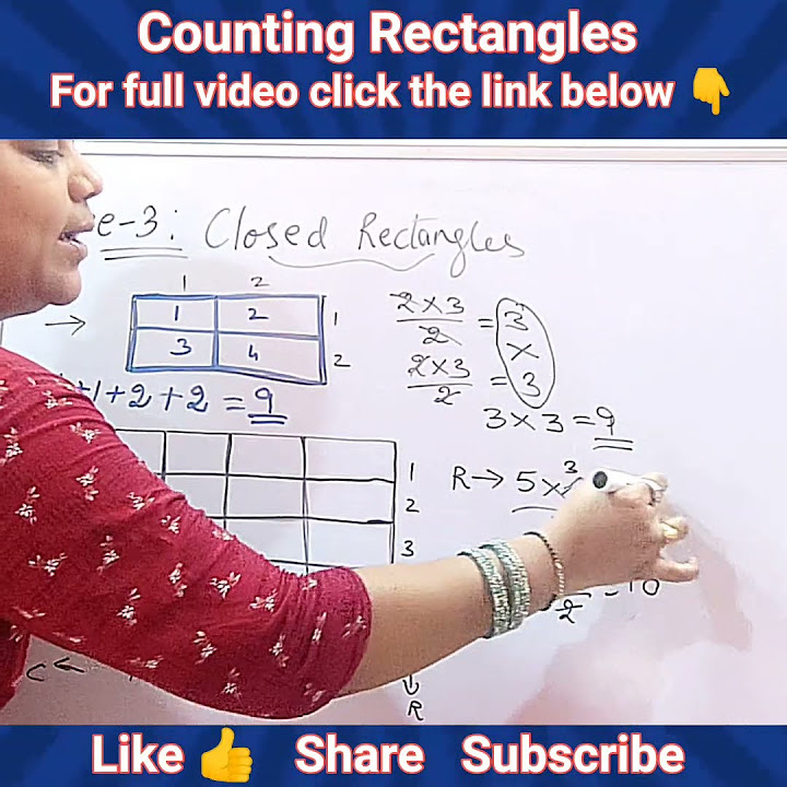 Counting Rectangles :Top Tips and Tricks @MathsbySP-07 #rectangle #viral #reasoning # ...