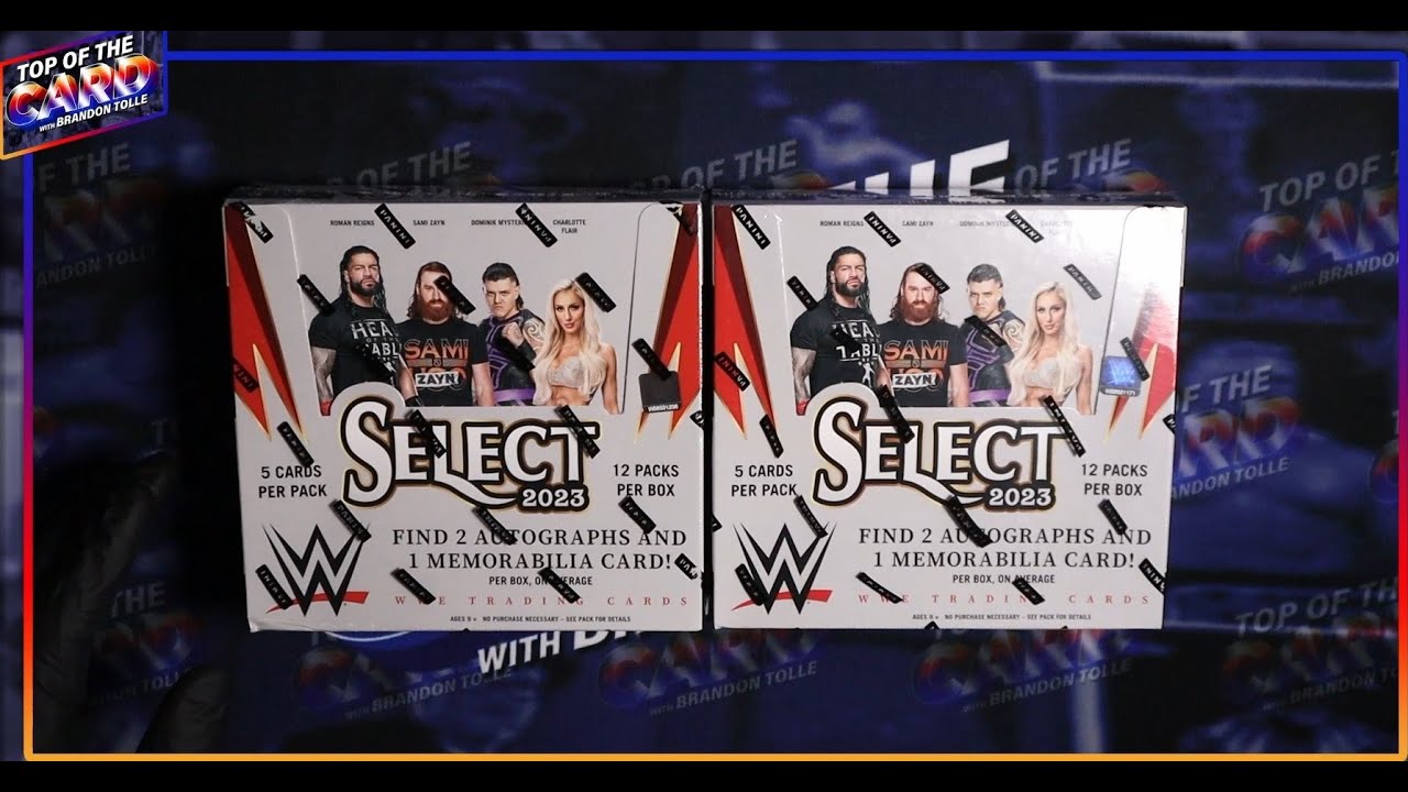2023 Panini Select WWE Box Rip | AdFreeShows.com - YouTube