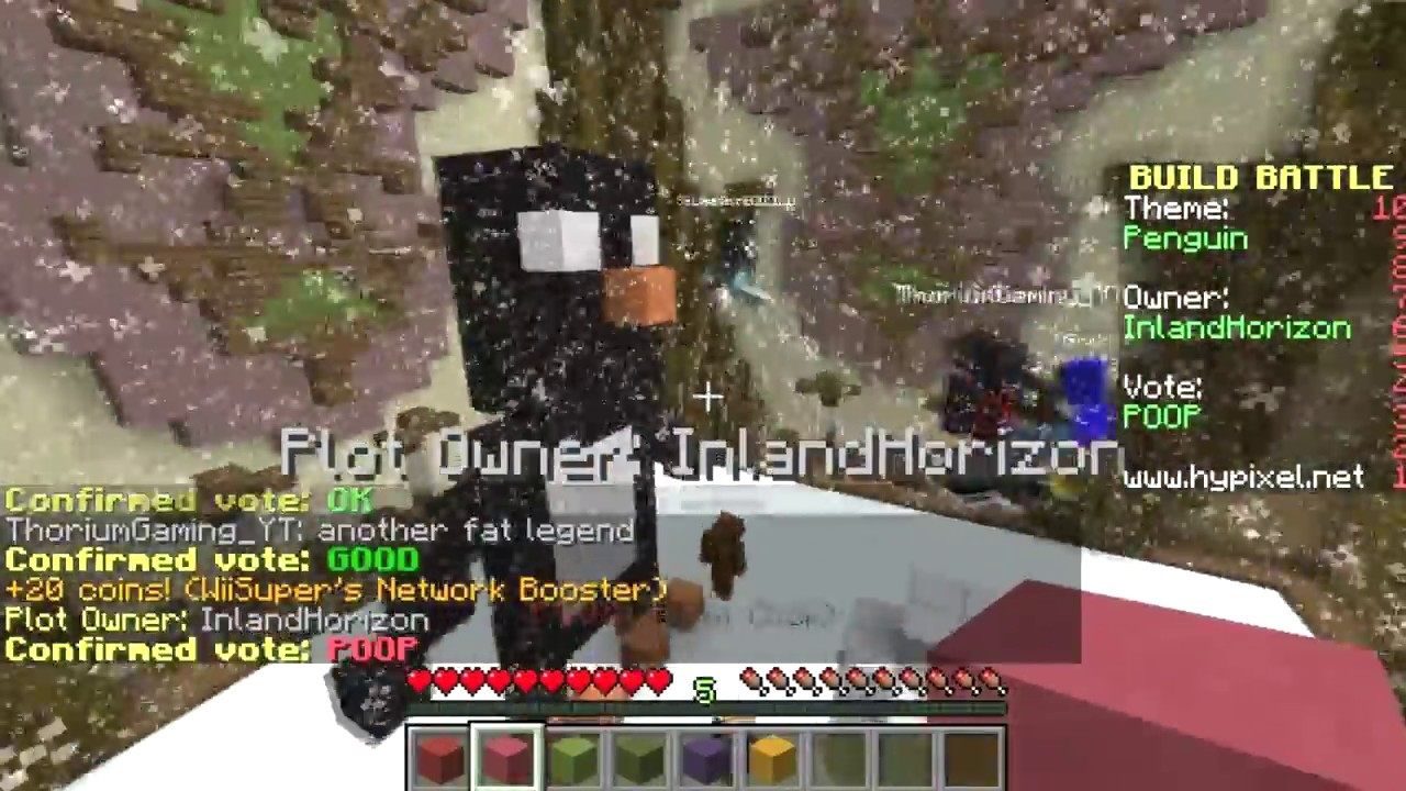 Minecraft Build Battle - Loquendo ( Pingüino ) - YouTube