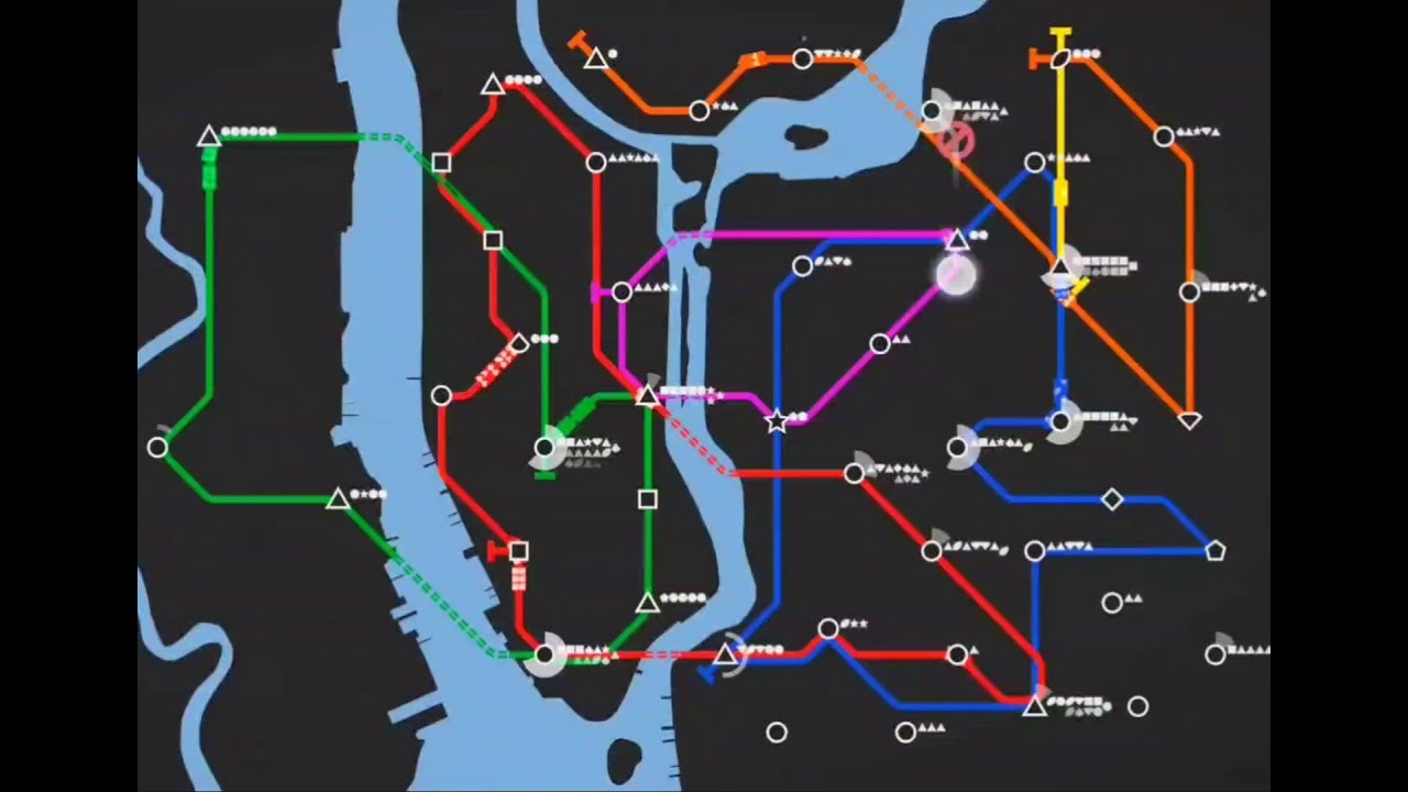 SQUARE TIMES ACHIEVEMENT UNLOCKED Mini Metro New York City - YouTube