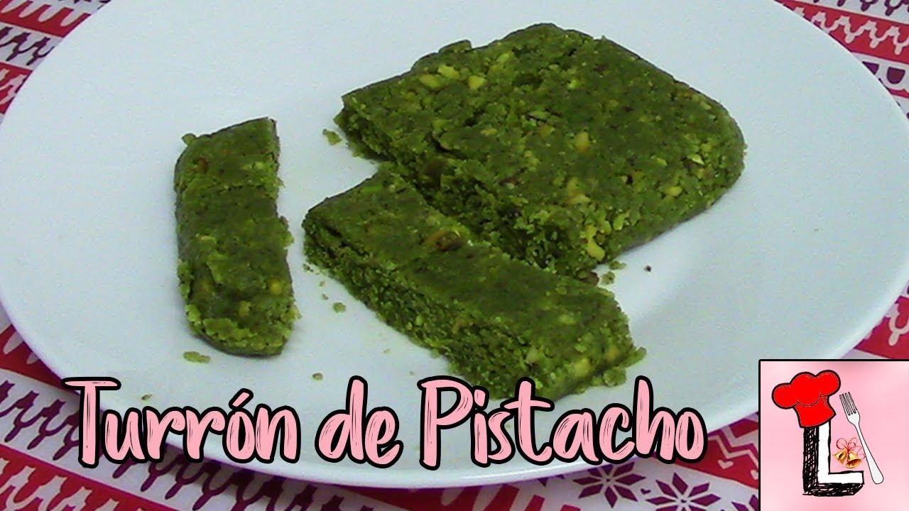 Como hacer Turrón de Pistacho | Receta Thermomix Navidad - YouTube