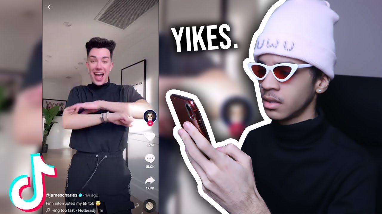 James Charles` Tik Tok Is Next Level Cringe... - YouTube