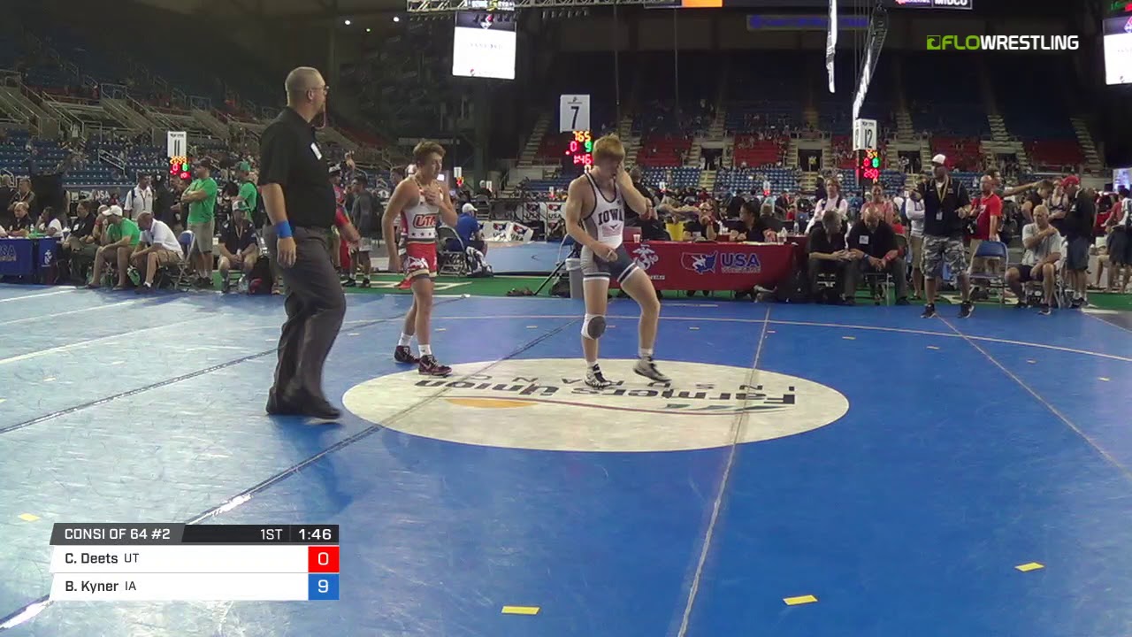 Junior FS 126 Consi of 64 #2 - Cub Deets (UT) vs. Brady Kyner (IA ...