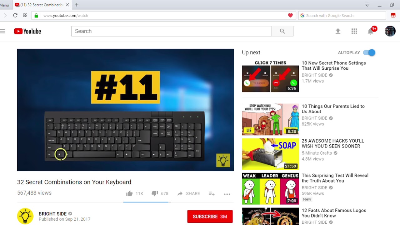 11 32 Secret Combinations on Your Keyboard YouTube Opera 9 28 2017 7 48 ...