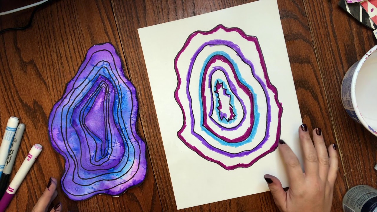Water Marker Geodes - YouTube