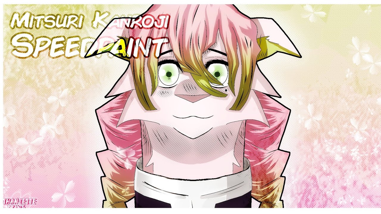 Kimetsu no Yaiba speedpaint | Mitsuri Kanroji - YouTube