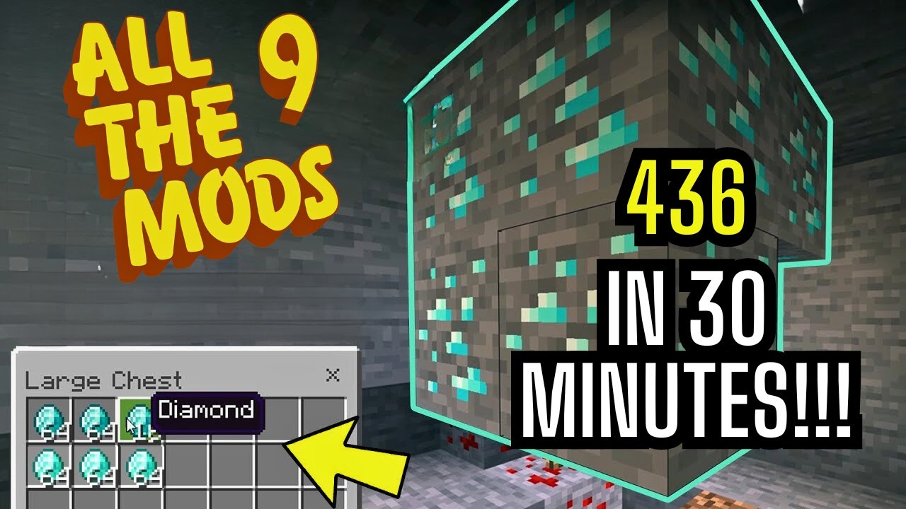 How to Get UNLIMITED Diamonds!! | Episode 4 | All The Mods 9 - YouTube