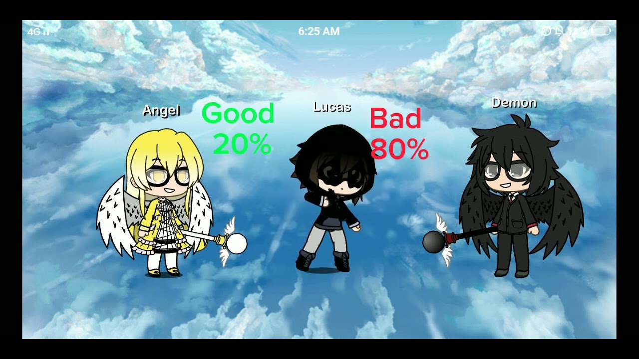 Heaven or Hell Gacha life edit 😃😄 like and comment for part 2 - YouTube