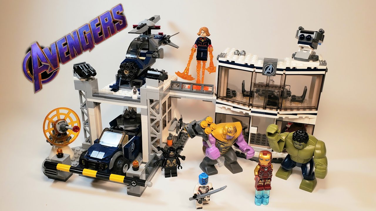 LEGO Marvel Avengers Compound Battle Review! Set 76131! - YouTube