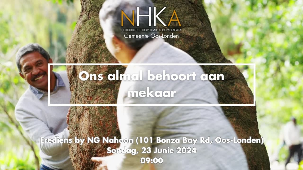 Ons almal behoort aan mekaar - YouTube