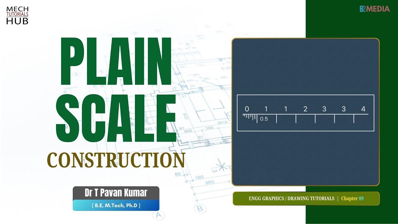 Plain SCALE (Construction) | Engineering Graphics Tutorials | Chapter ...