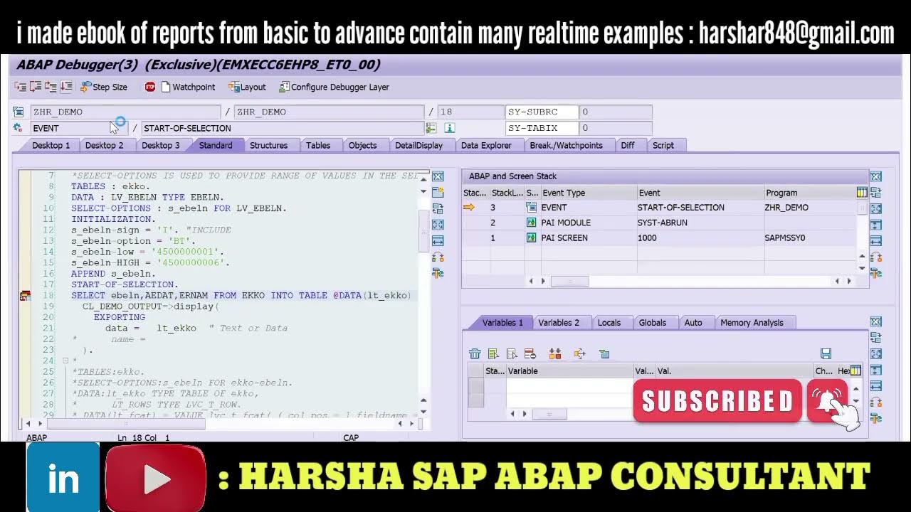 select options in sap abap? for ebook contact harshar848@gmail.com ...