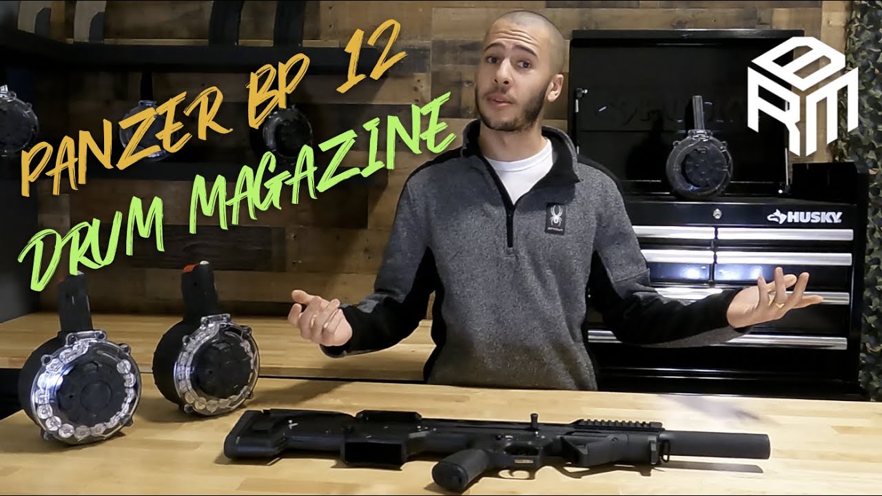 Panzer BP 12 Drum Magazine - YouTube