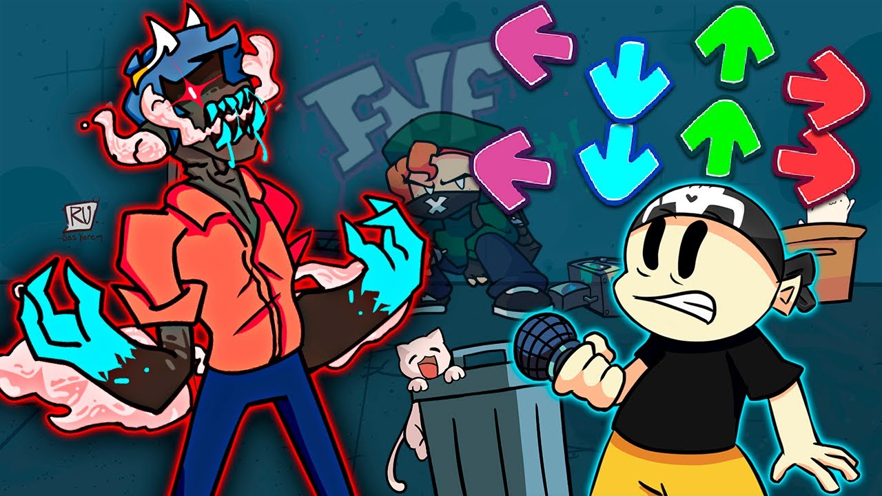 ВИТТЯ ПРОТИВ МЯГКОГО МОНСТРА. ИЗ ХУДОЖНИКА В РЭПЕРЫ Friday Night Funkin ...