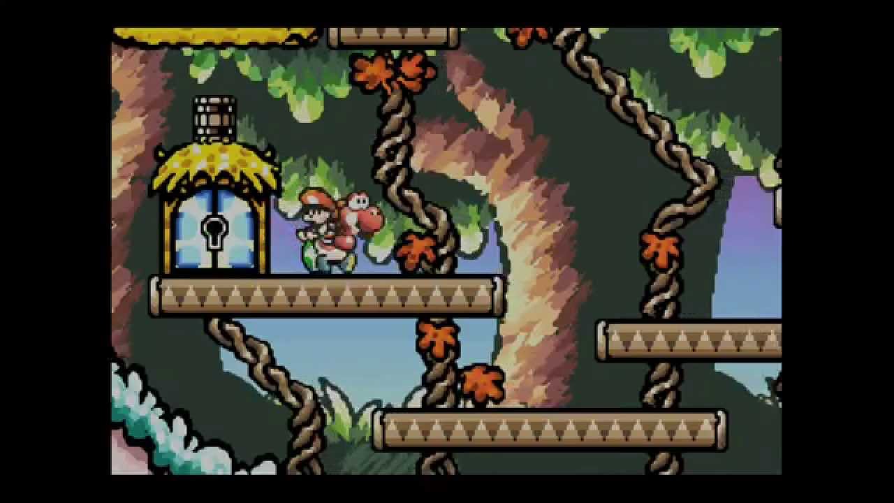 1-7 Touch Fuzzy Get Dizzy - Yoshi's Island SMA3 - GameBoy Advance - YouTube