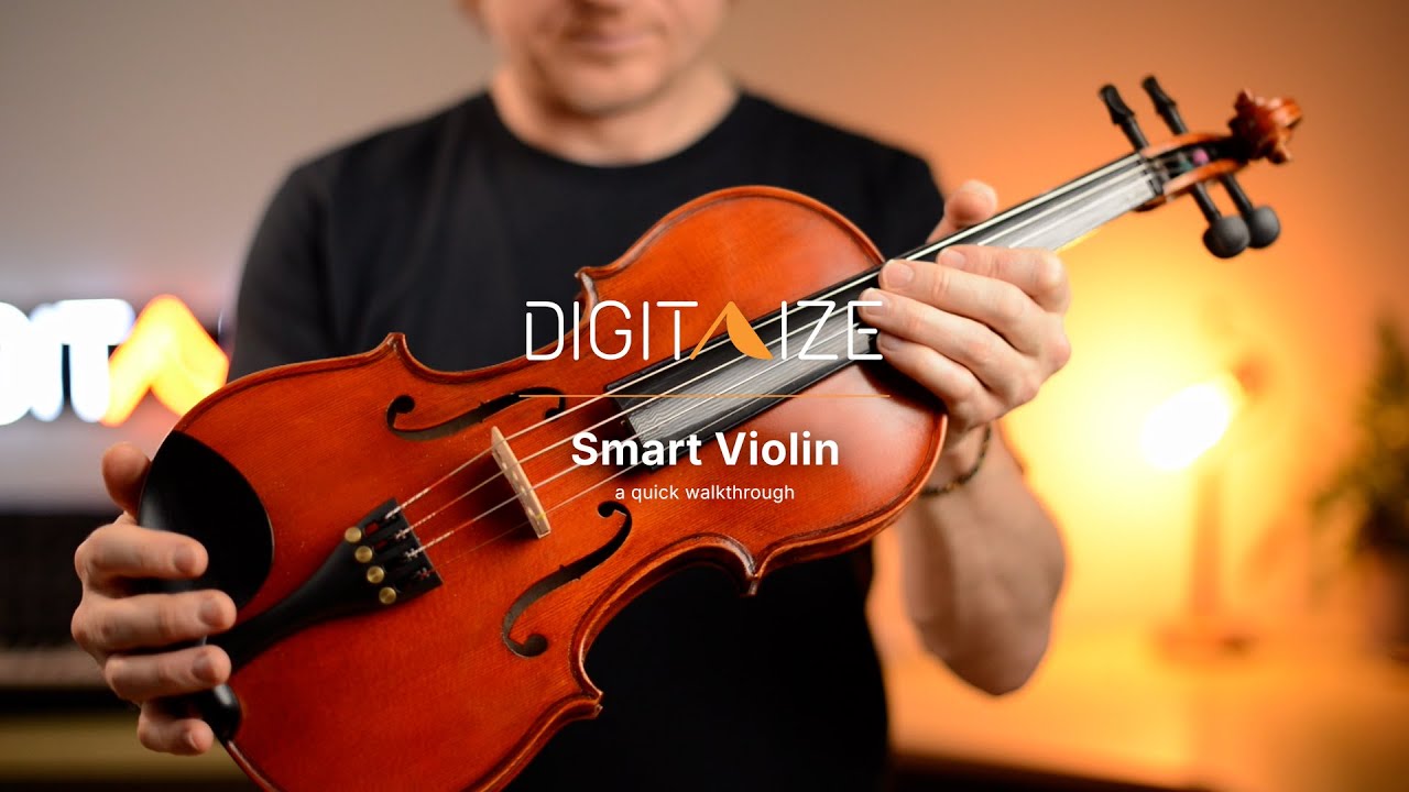 Digitaize Smart Violin - A quick walkthrough - YouTube