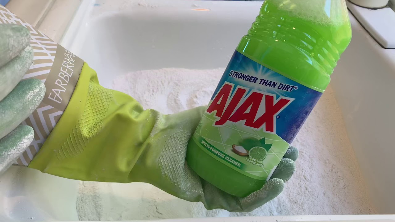 ASMR | AJAX and Roma powder play and AJAX liquid cleaner paste - YouTube