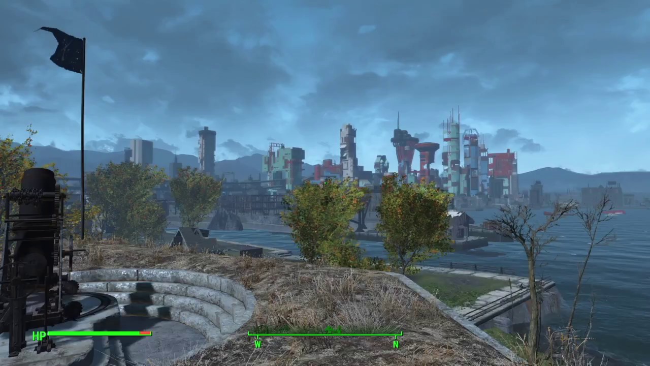 Fallout 4- Ghoul Attack in a Dust Storm - YouTube