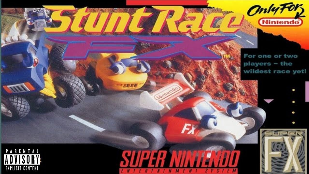 -SNES- STUNT RACE FX (Gameplay) #DaDrunkGamer #StuntRace #Live #SNES ...