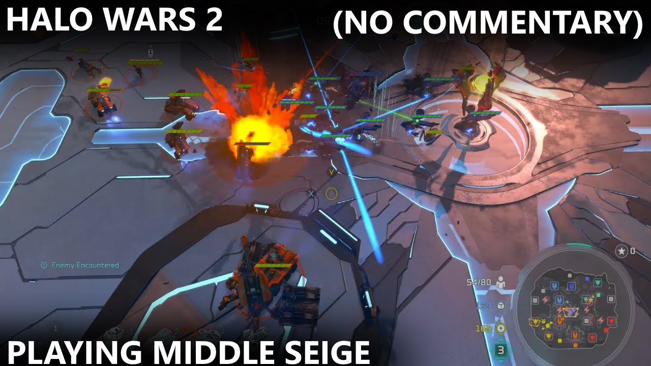 Playing Siege In The Middle Of The Map • Halo Wars 2 Multiplayer ...
