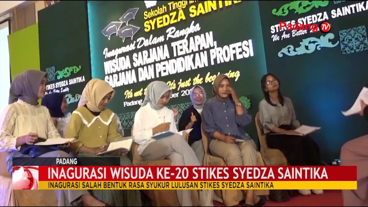 Inagurasi Wisuda Ke-20 Stikes Syedza Saintika - YouTube