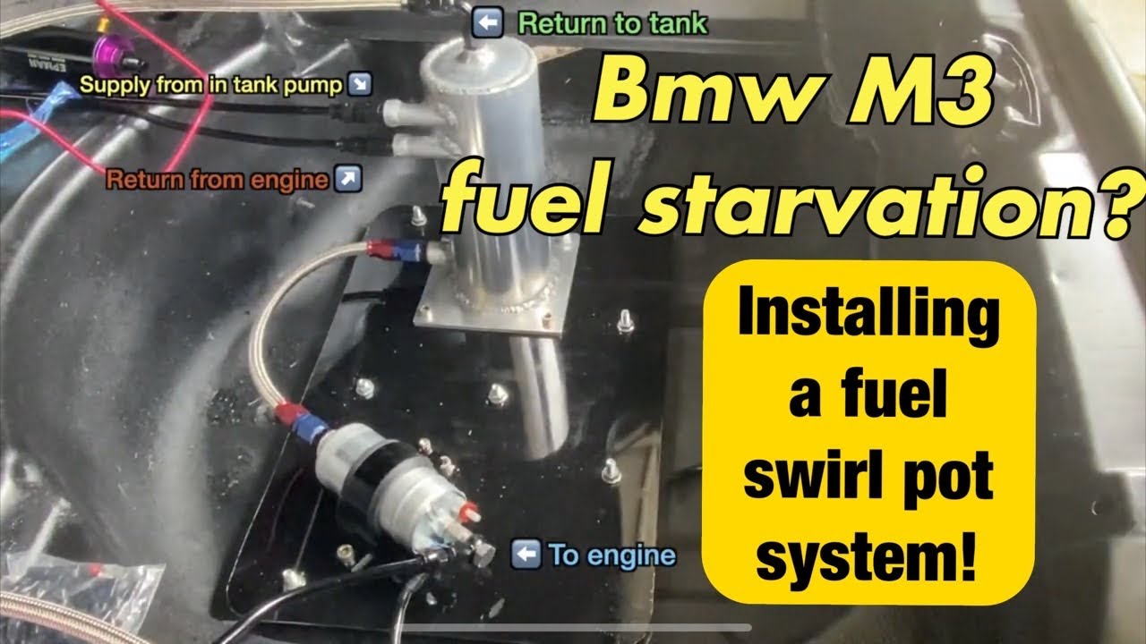 Fitting a fuel swirl pot / anti surge tank to my track day BMW E36 M3 ...
