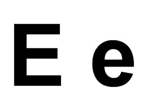 La lettre E - L'alphabet - DessinsAnimesTV - YouTube