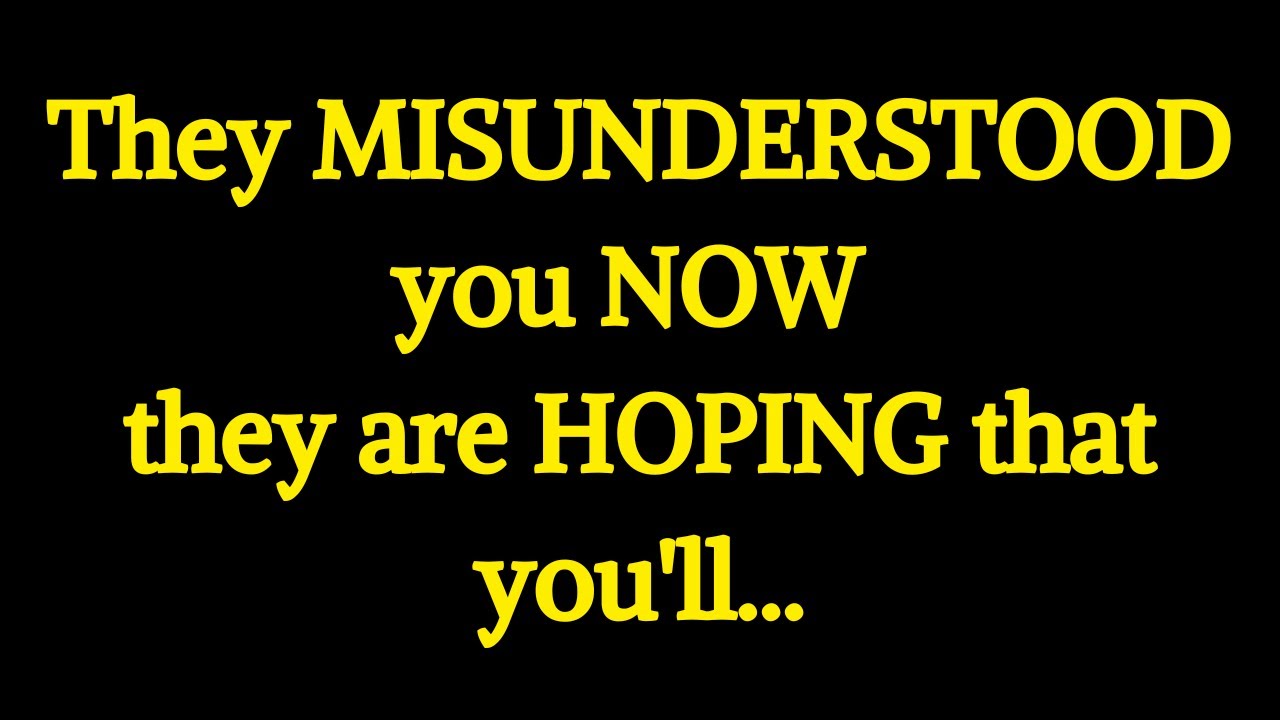 🛑🌈God message today | They misunderstood you now they are hoping that ...