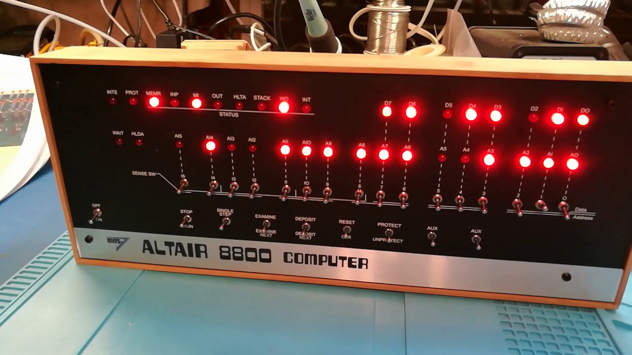 Arduino Altair 8800 Simulator 58 Off