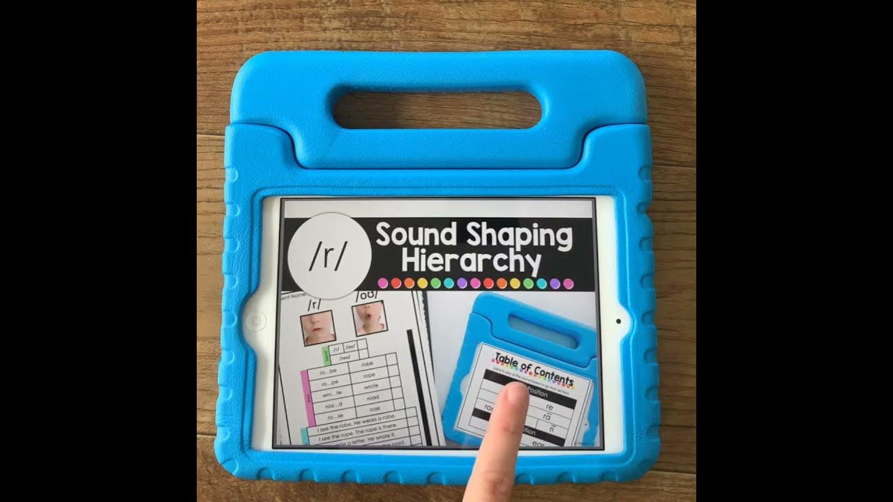 The R Sound Shaping Hierarchy Curriculum - YouTube