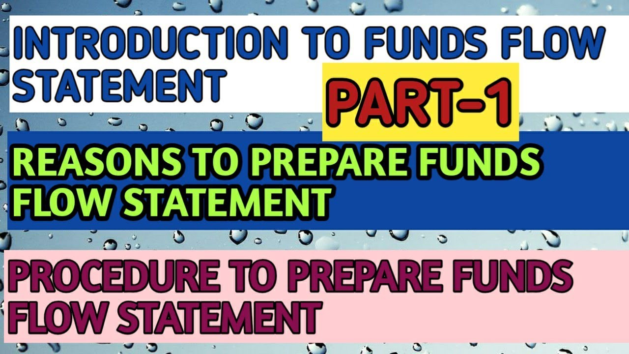 INTRODUCTION TO FUNDS FLOW STATEMENT.. BASIC CONCEPTS OF FUNDS FLOW ...