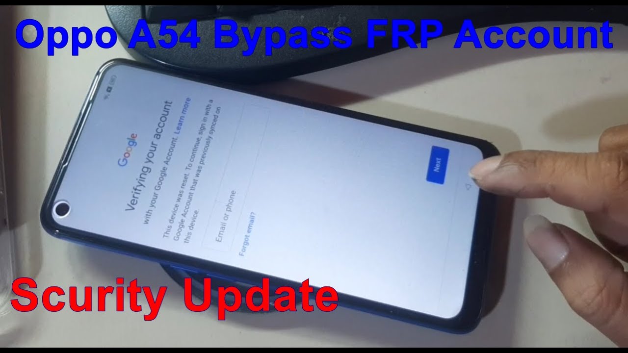Oppo A54 Bypass FRP Account - YouTube