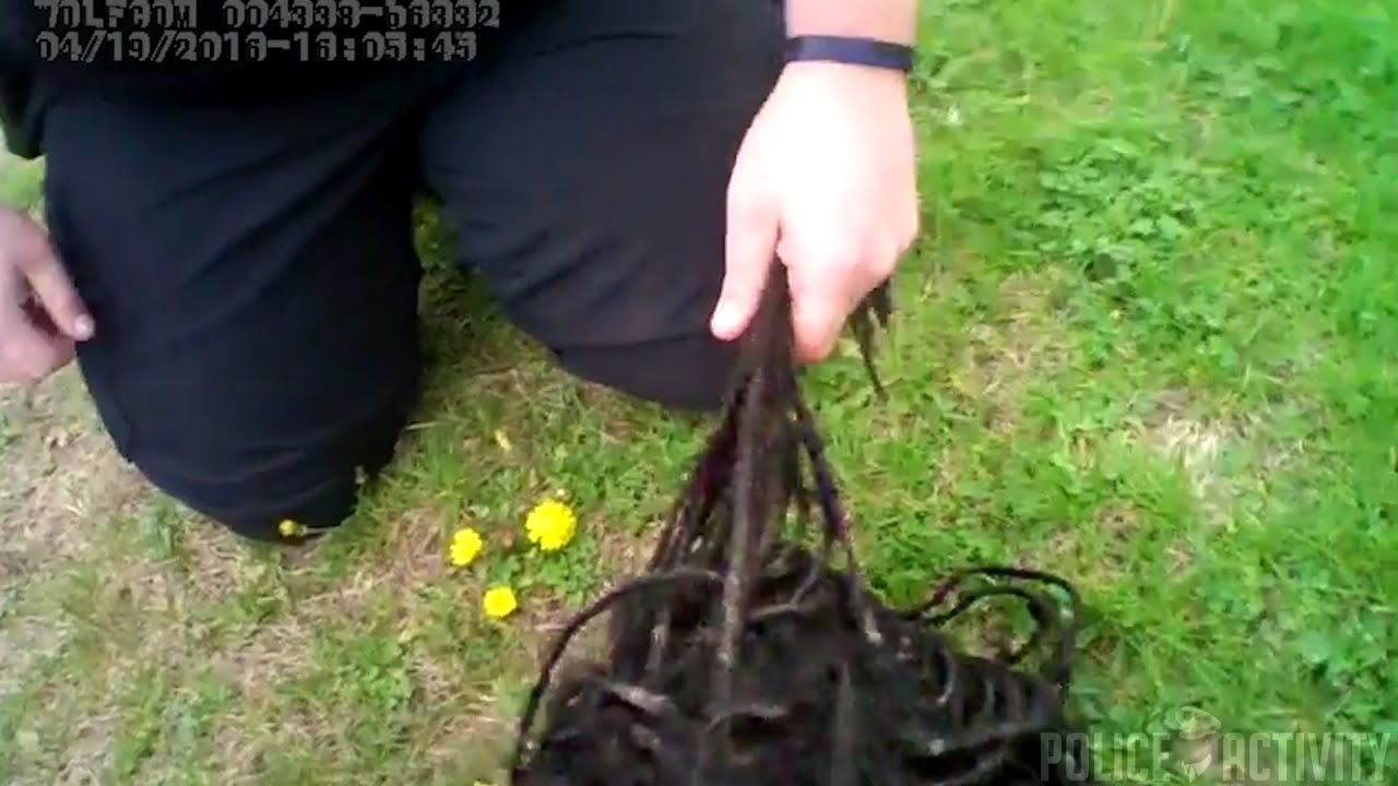 Dashcam/Bodycam: Cop Disciplined For Pulling Suspect's Dreadlocks - YouTube