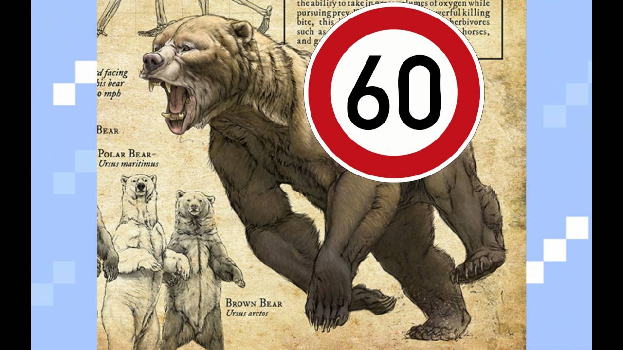 Short Faced Bear In 3 Minutes! (Arctodus Simus) - YouTube