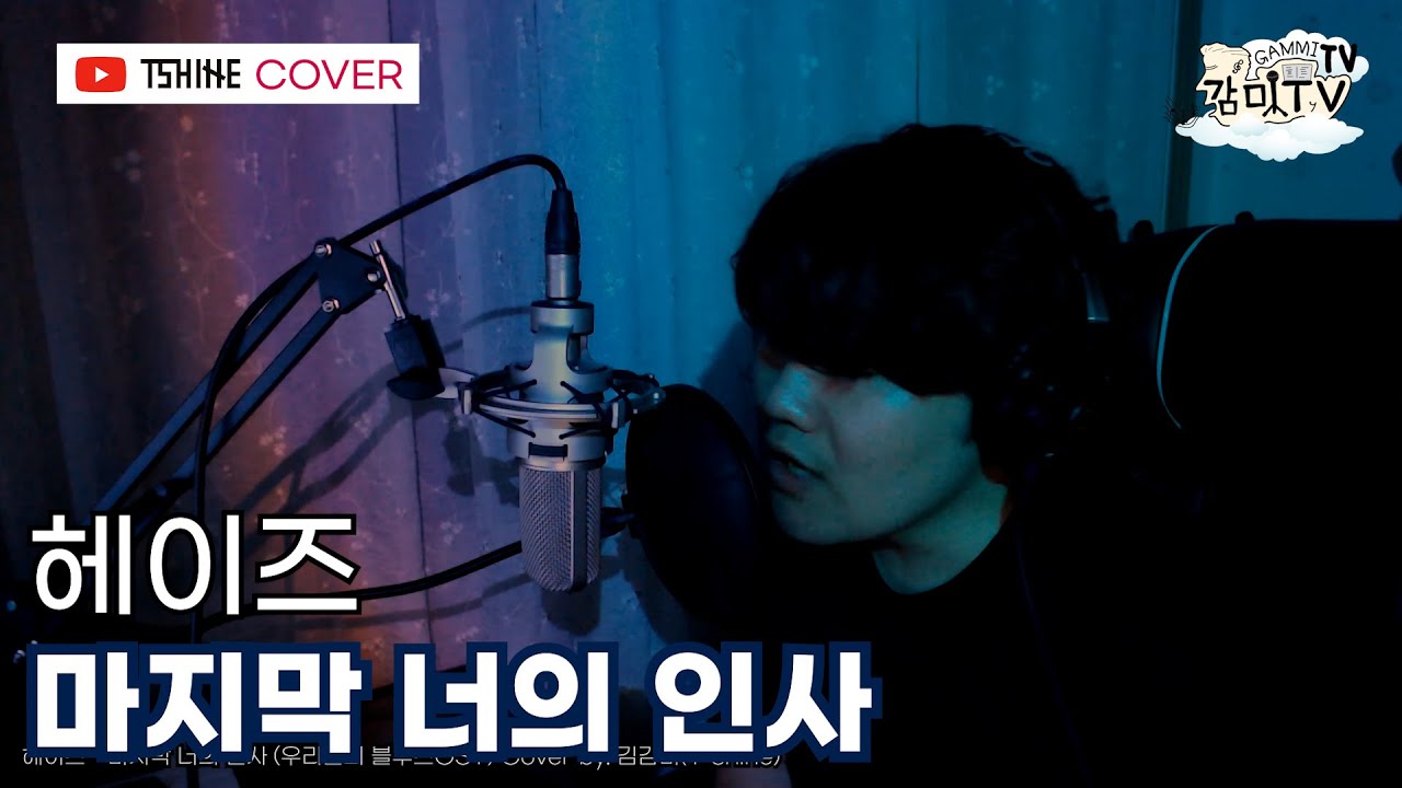 헤이즈(Heize) - 마지막 너의 인사(The last) Cover by. T-shine(김감미) - YouTube