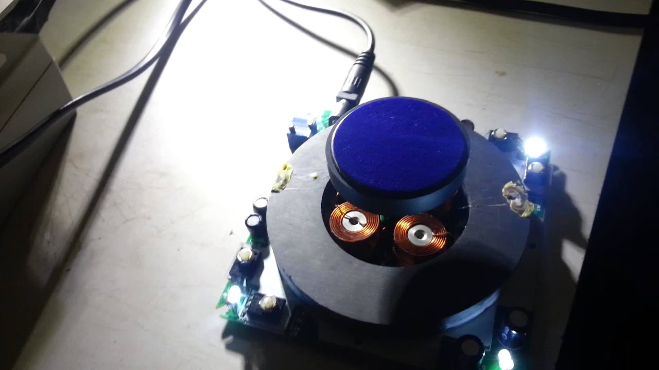 Magnetic levitation machine - YouTube