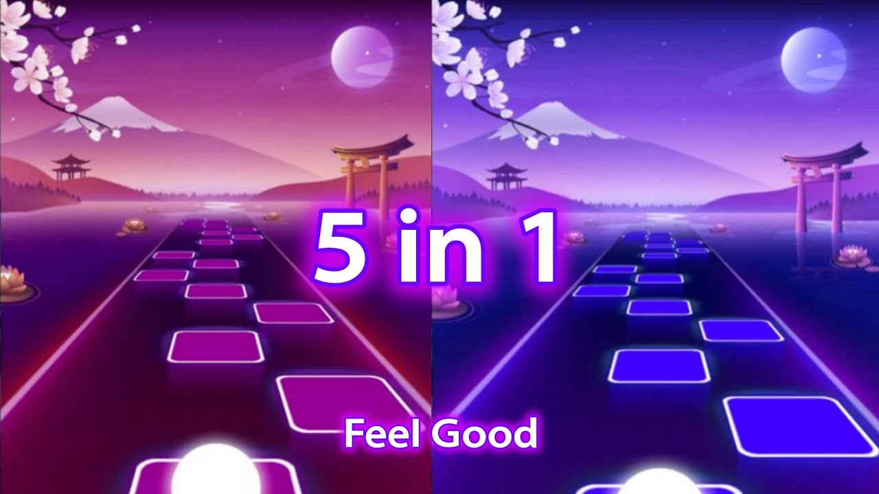 Tiles Hop | 5 in 1 | Syn Cole - Feel Good [NCS Release] - YouTube