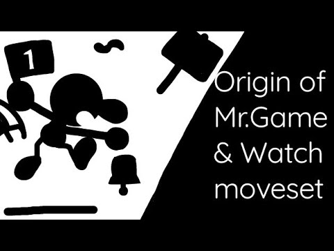 Origin of Mr.Game & Watch in Super Smash Bros. Ultimate - YouTube