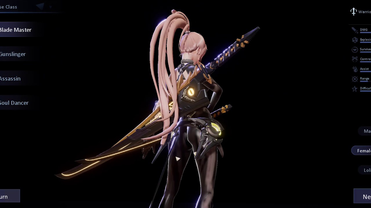 Dragon Raja class selection - YouTube