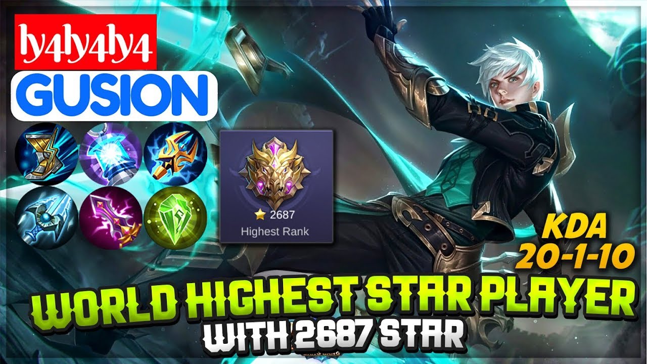 World Highest Star Player With 2687 Star [ Top 1 Global S4 ...