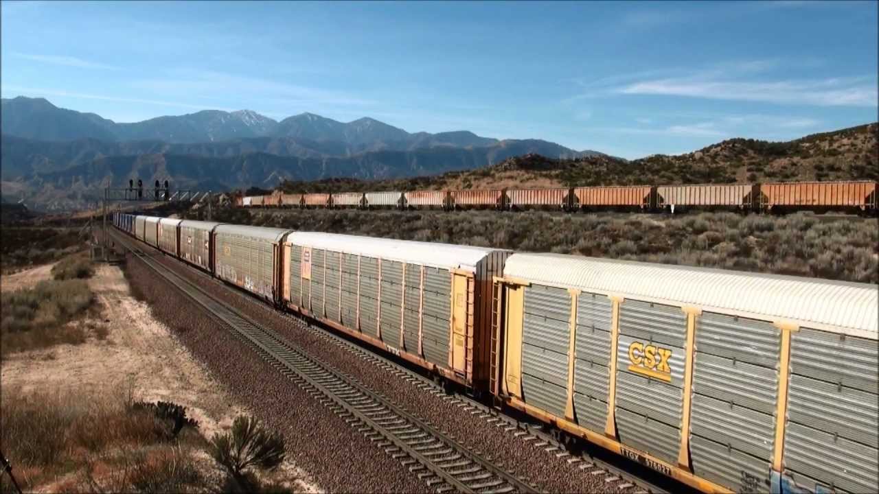 Cajon Pass Hill 582 UP 4/2-2012 - YouTube