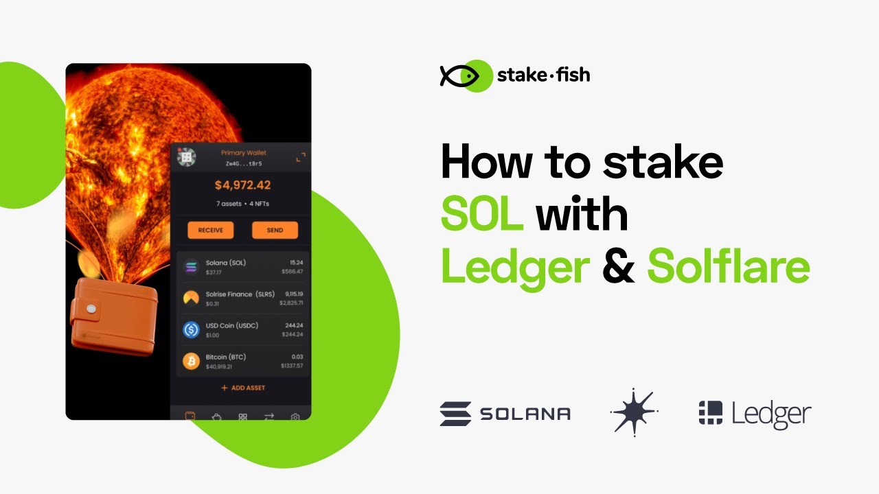 How to stake SOL with Ledger and Solflare - YouTube