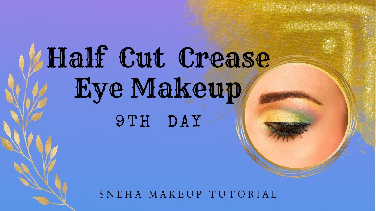 # HALF CUT CREASE EYE MAKEUP # - YouTube