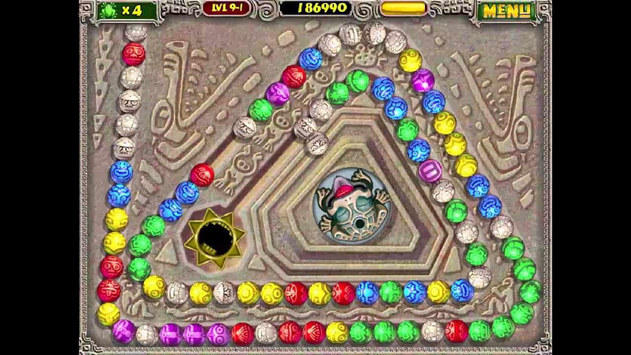 Zuma Deluxe - Level 9 - 1 - YouTube
